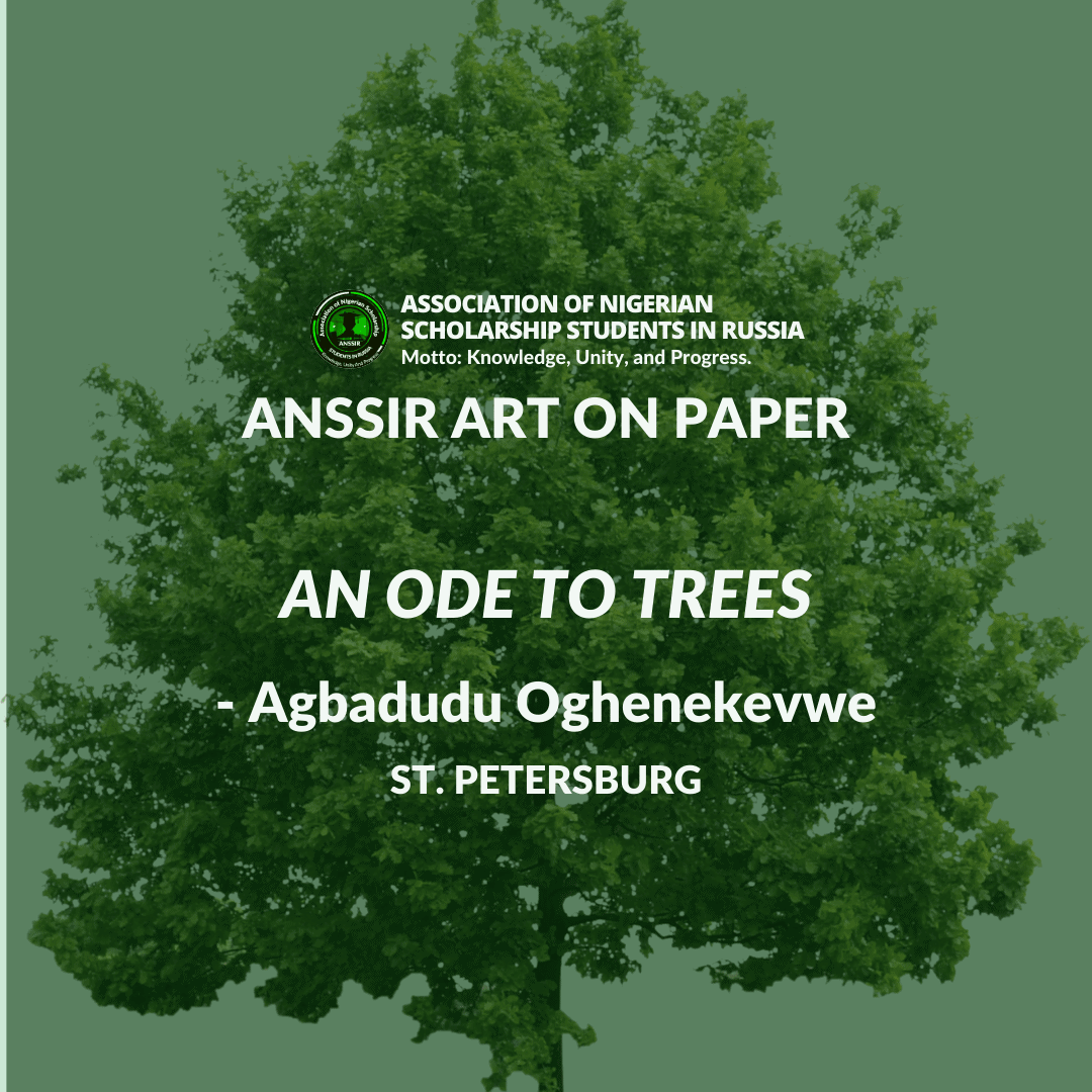 AN ODE TO TREES - ANSSIR